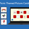 Picnic Themed Picture Cards | Speech Therapy Ideas