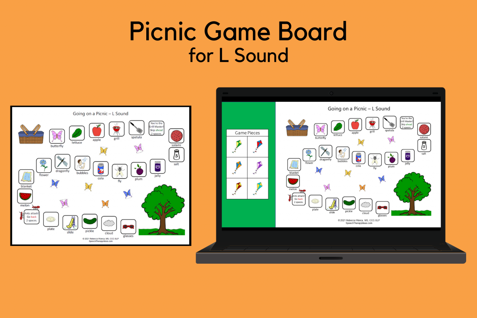 Picnic Game Board – L Sound | Speech Therapy Ideas