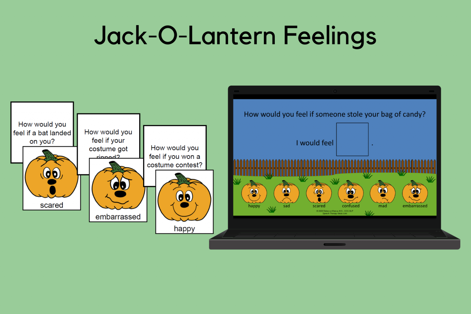 Jack-O-Lantern Feelings | Speech Therapy Ideas