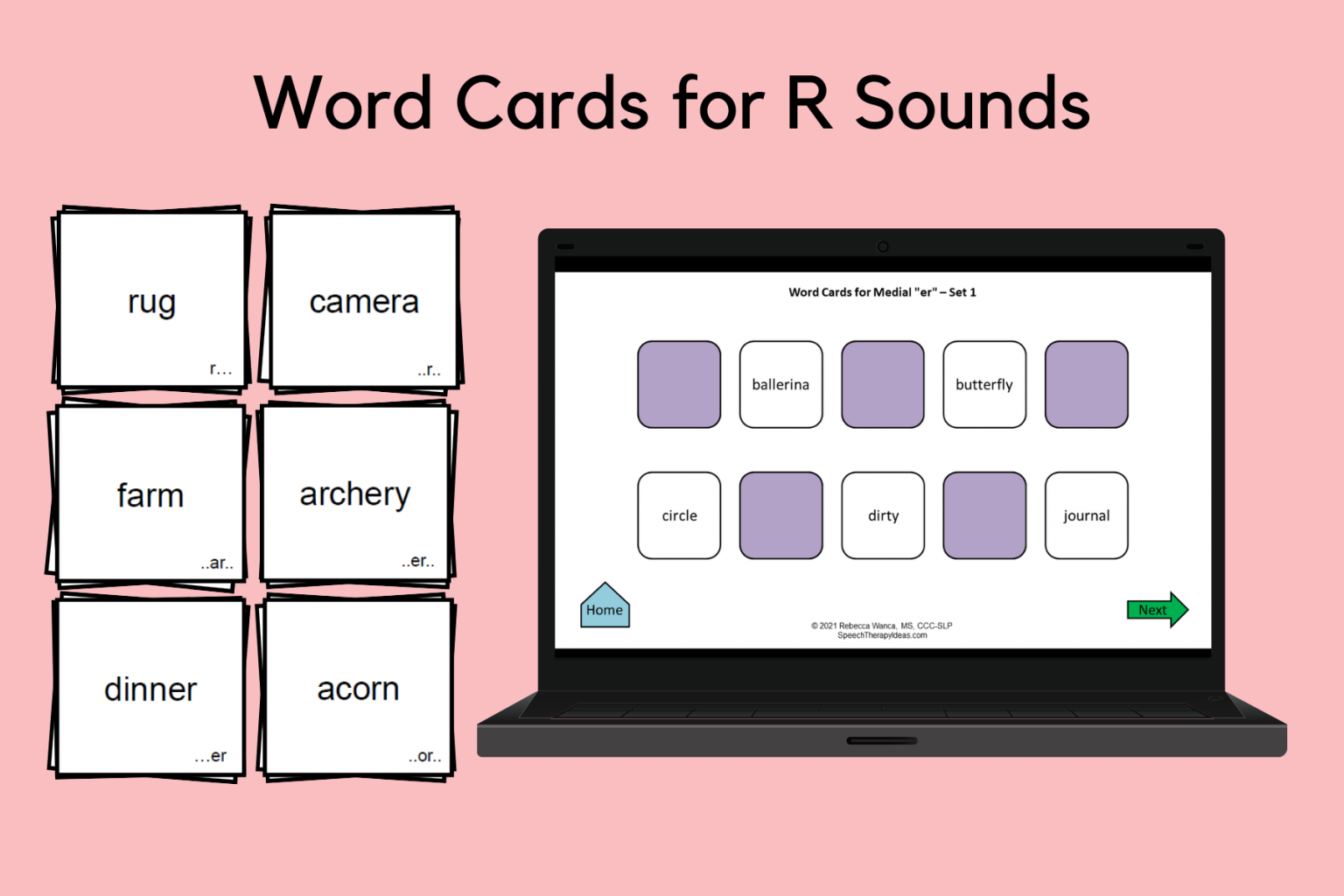Word Cards for R Sounds | Speech Therapy Ideas