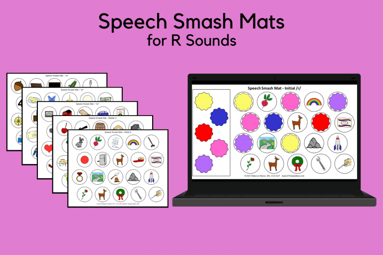 Speech Smash Mats for R Sounds | Speech Therapy Ideas
