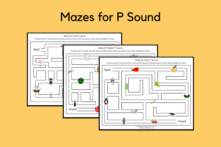 Speech | Speech Therapy Ideas