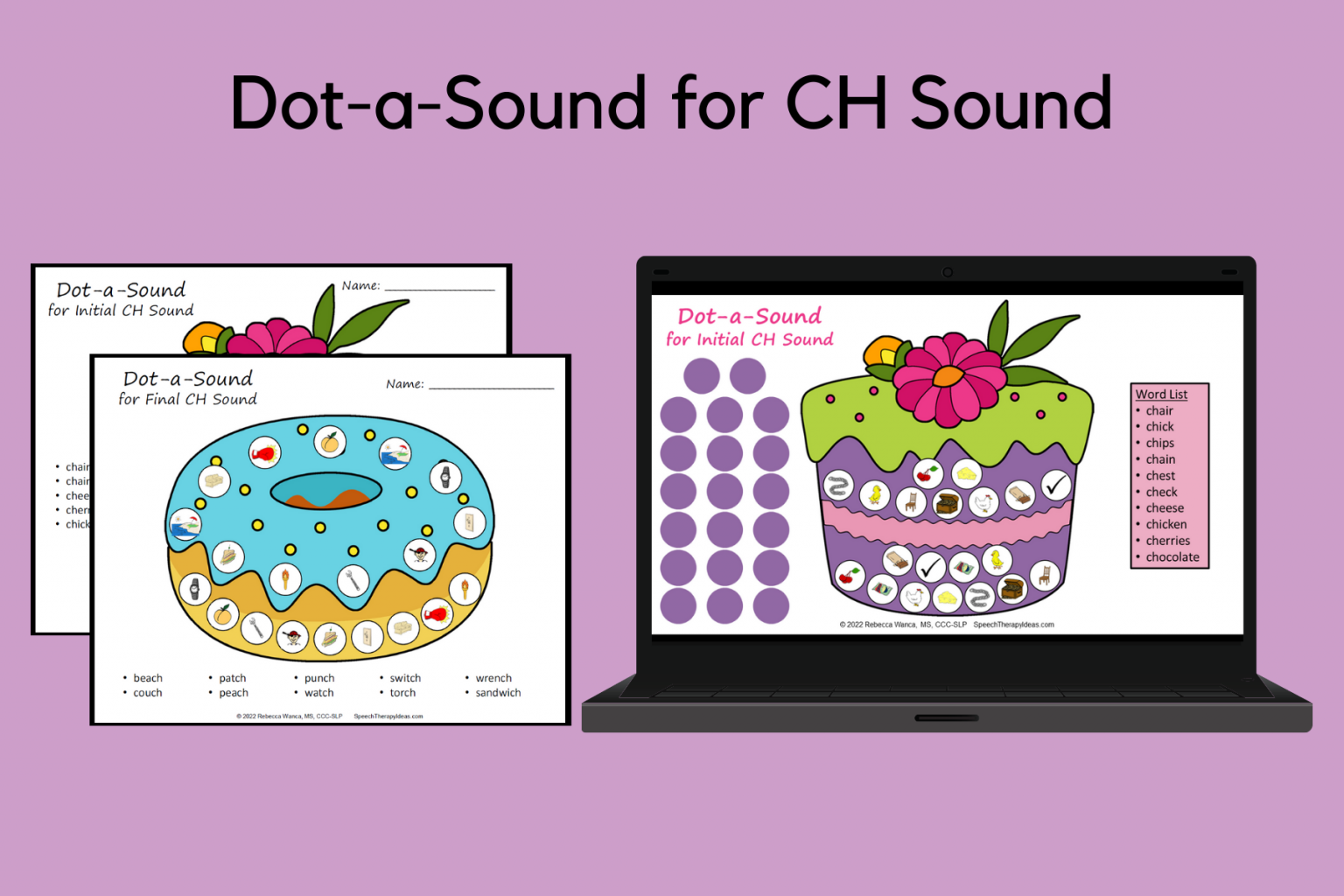 Dot-a-Sound for CH Sound | Speech Therapy Ideas