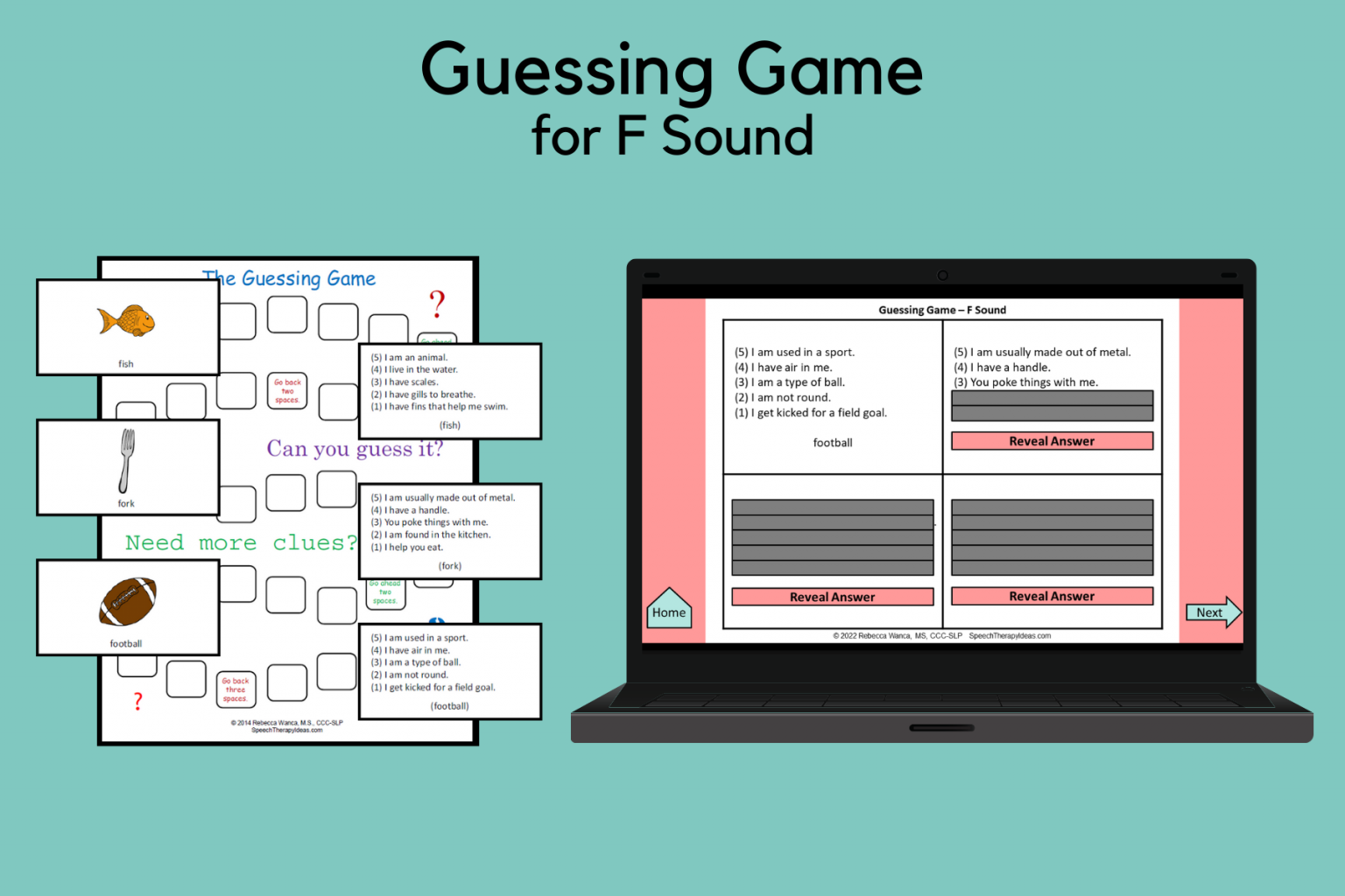 Guessing Game – F Sound | Speech Therapy Ideas