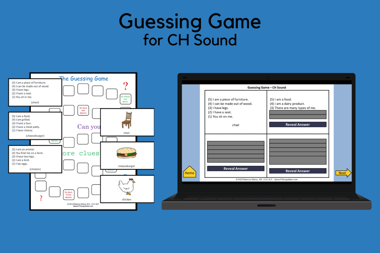 Guessing Game – CH Sound | Speech Therapy Ideas
