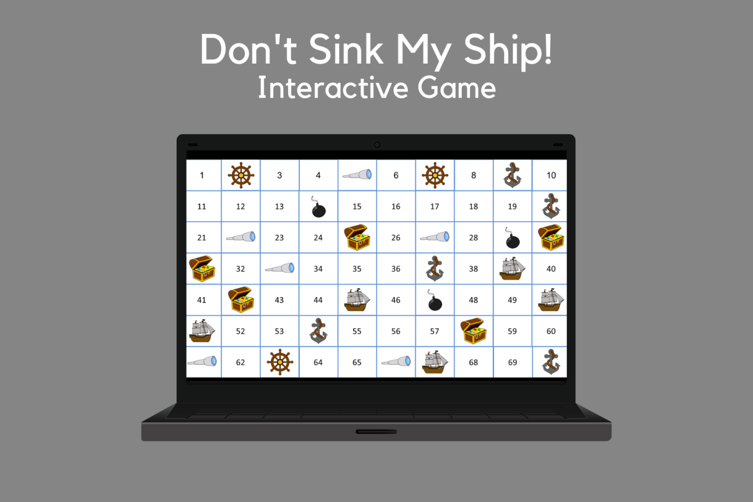 Don’t Sink My Ship! Interactive Game | Speech Therapy Ideas