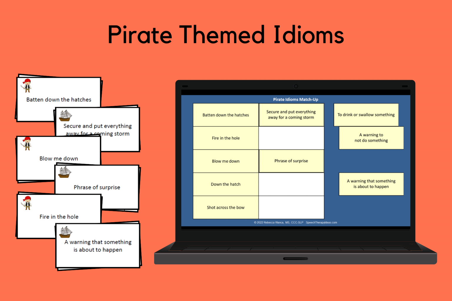 Pirate Themed Idioms | Speech Therapy Ideas