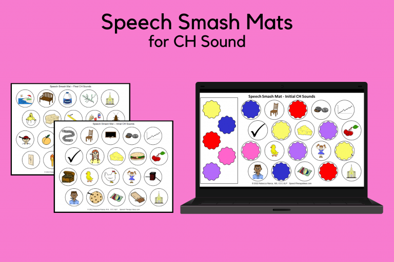 Speech Smash Mats for CH Sound | Speech Therapy Ideas