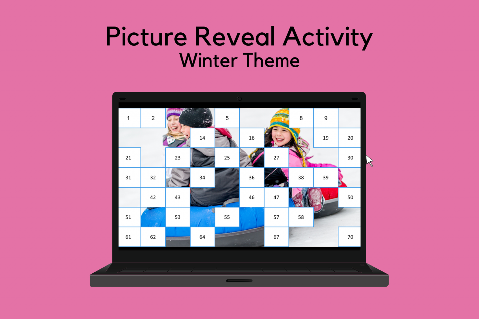 Picture Reveal Activity – Winter Theme | Speech Therapy Ideas