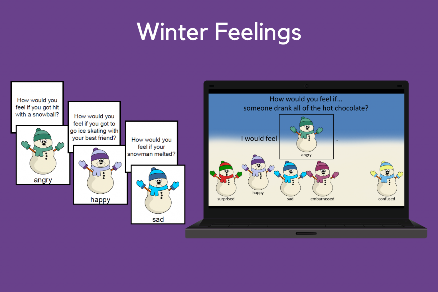 Winter Feelings | Speech Therapy Ideas