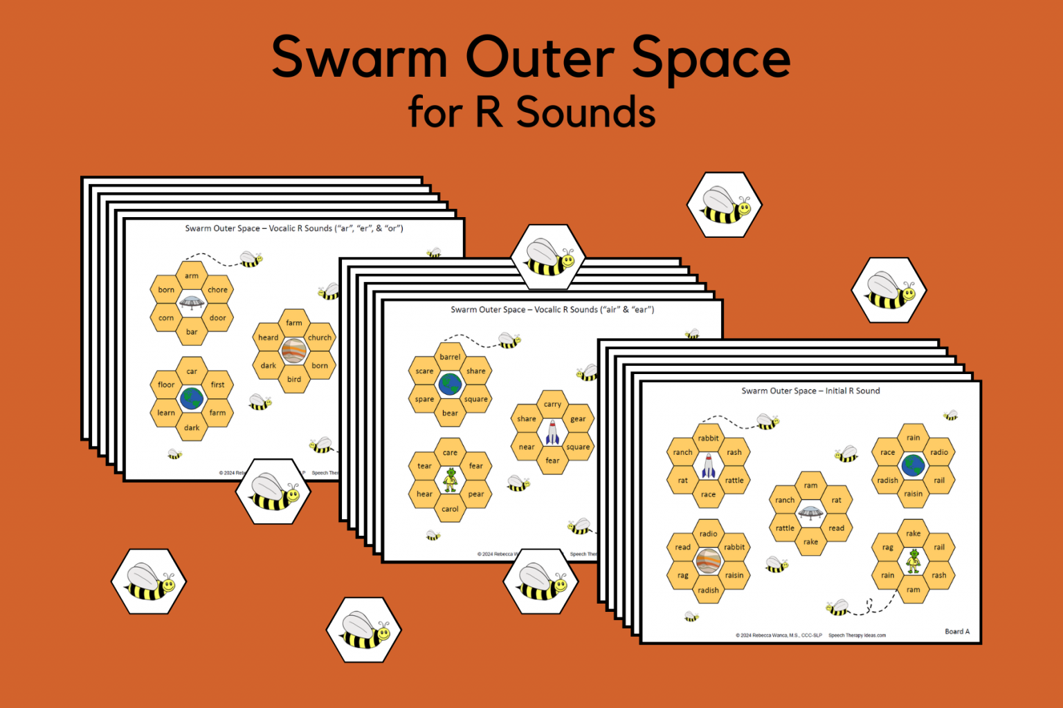 Swarm Outer Space for R Sounds | Speech Therapy Ideas