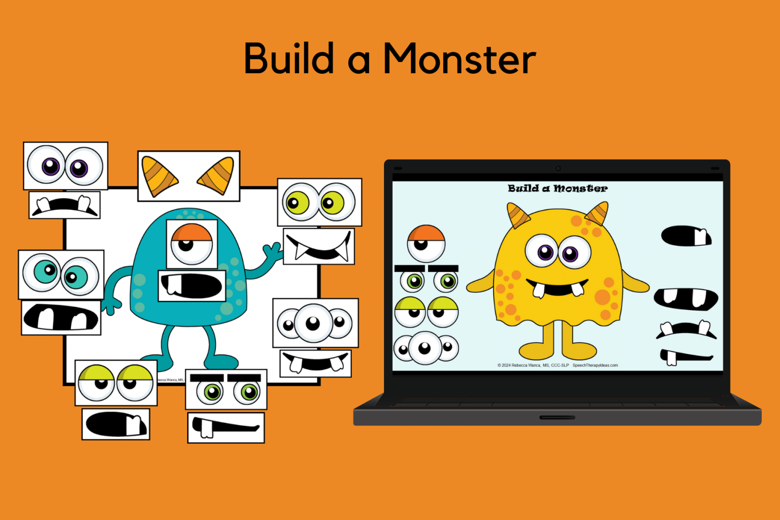 Build a Monster | Speech Therapy Ideas