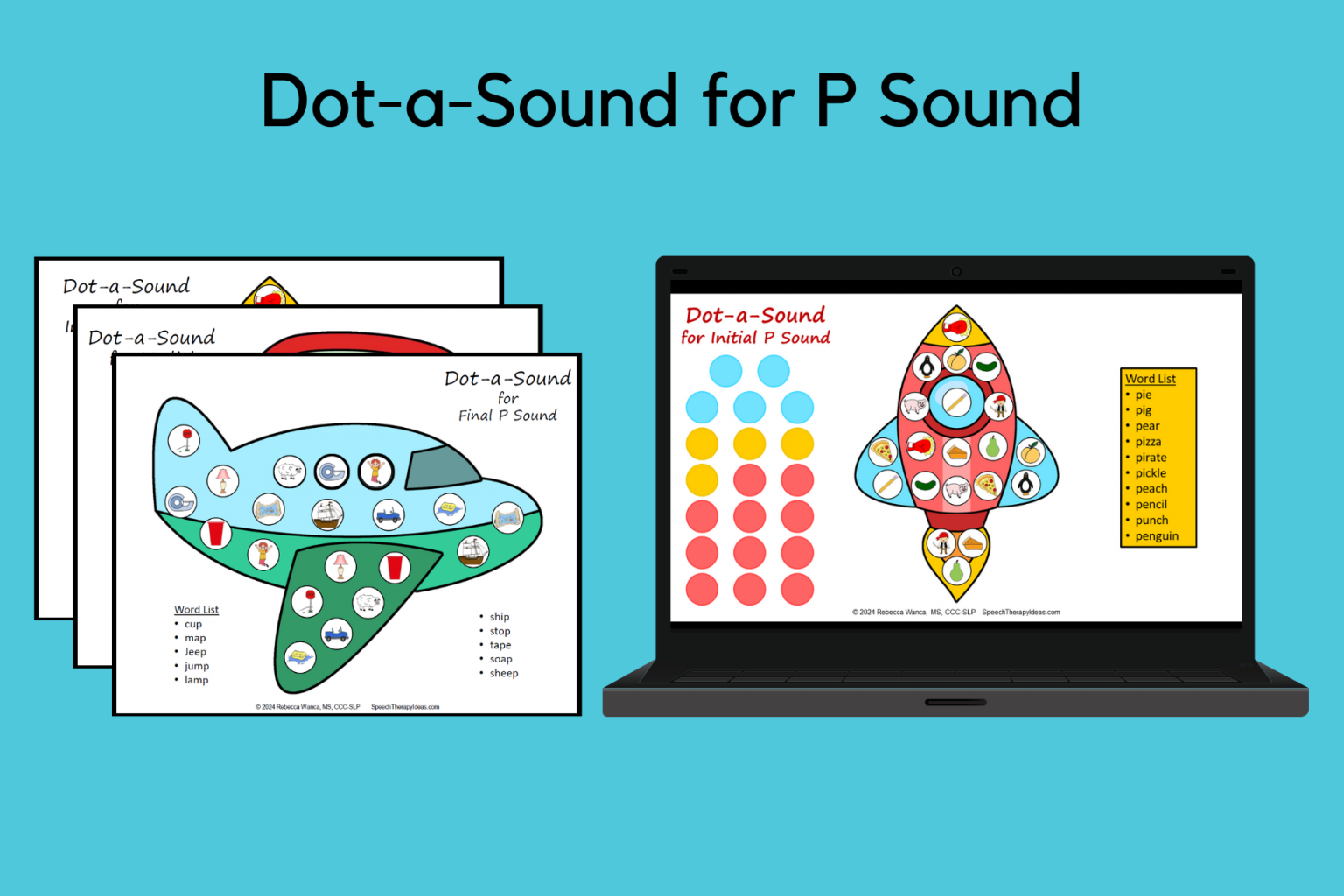 Dot-a-Sound for P Sound | Speech Therapy Ideas