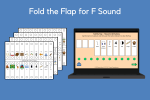 Fold the Flap for F Sound | Speech Therapy Ideas