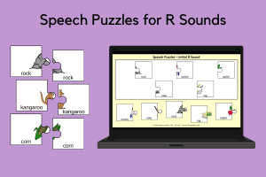 Speech Puzzles for R Sounds | Speech Therapy Ideas