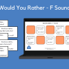 Would You Rather…? for F Sound | Speech Therapy Ideas