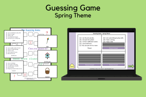Guessing Game – Spring Theme | Speech Therapy Ideas